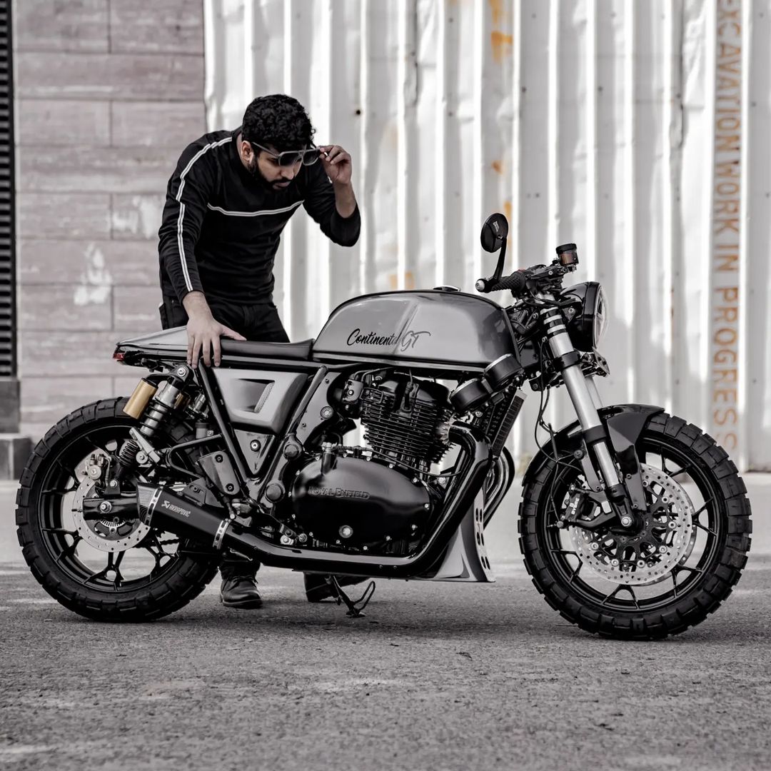Neev Royal Enfield Continental Gt 650 Cafe Racer Details And Live Photos